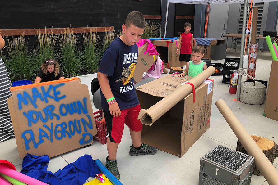Pop Up Art Adventure Playground - Rocket Grants